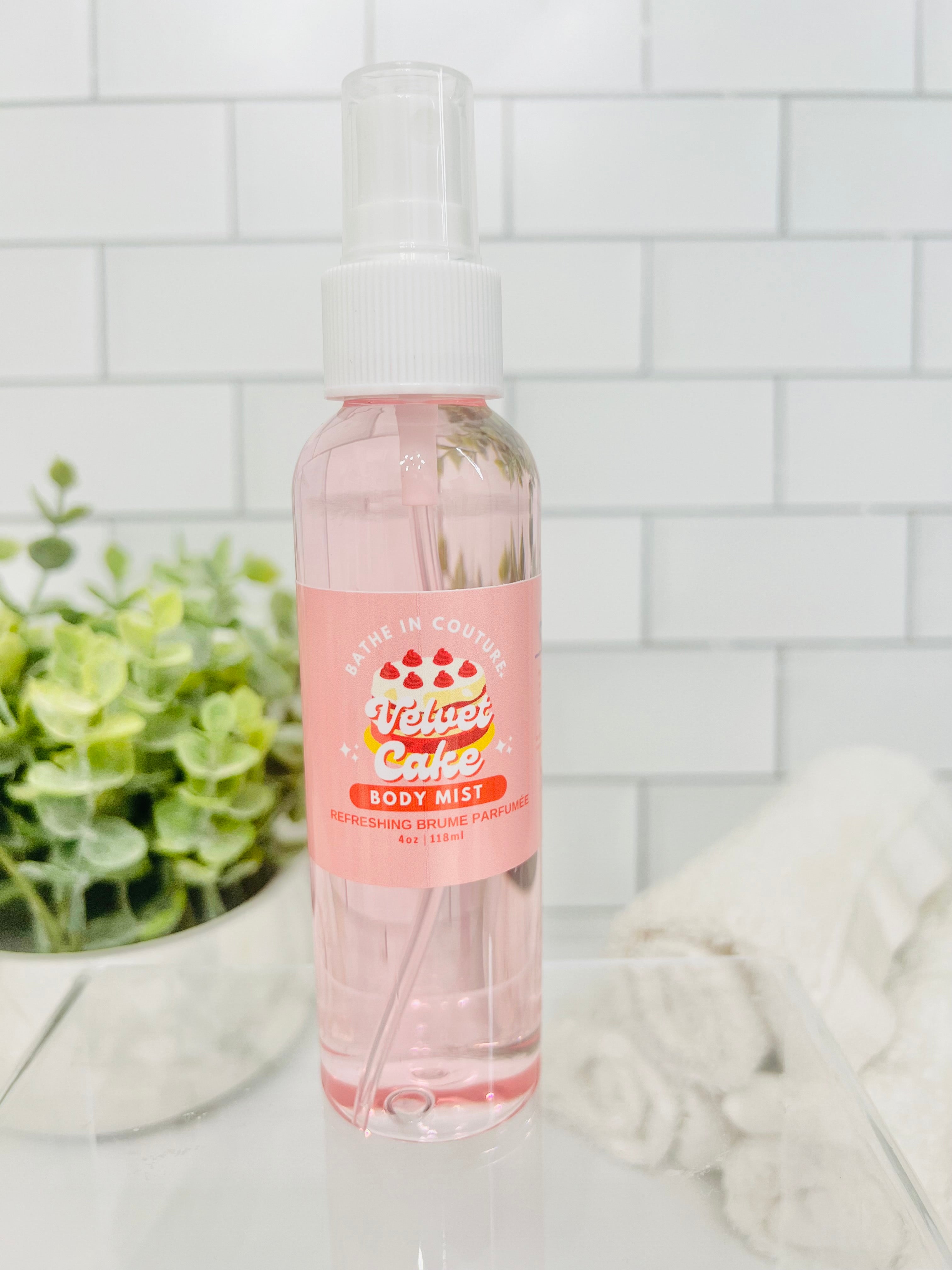 Velvet Cake Body Mist – Bathe In Couture Soapery